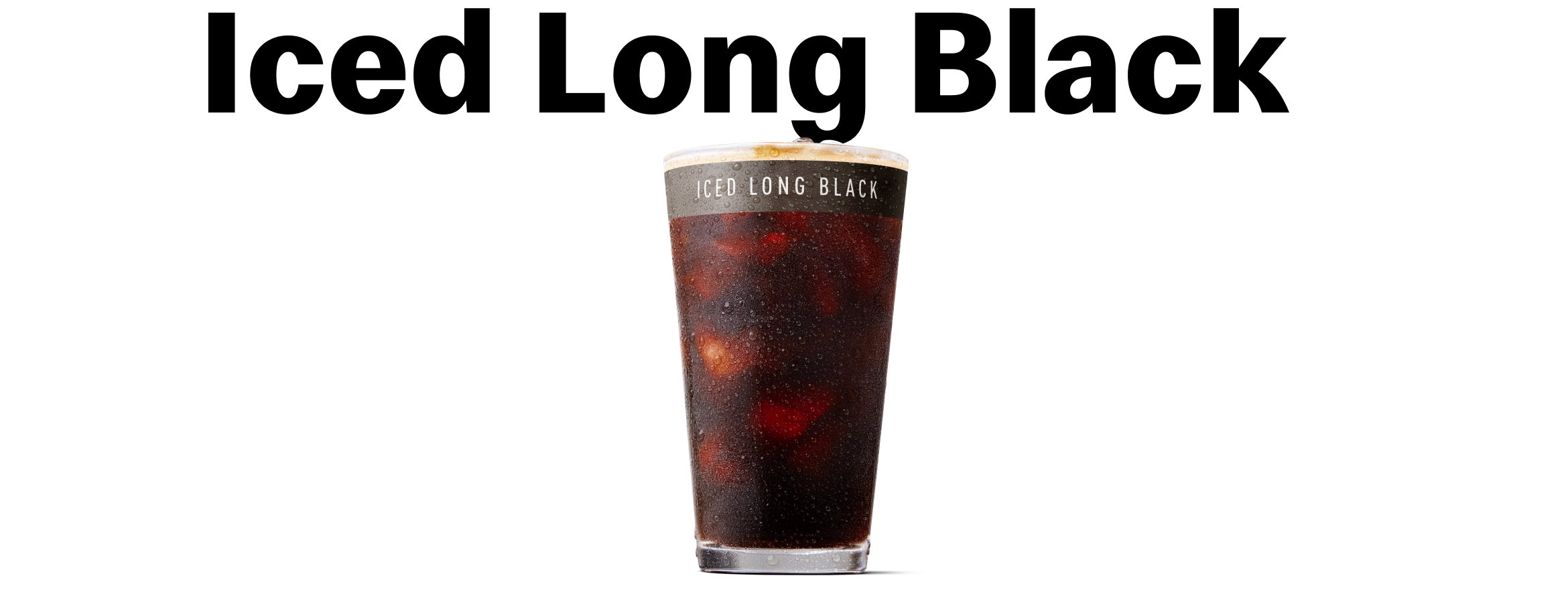 Iced Long Black | McDonald's New Zealand